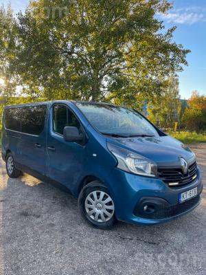 Blue Renault Trafic 2017 in Ogre, with an engine capacity of 1.60 L and mileage of 269 thousand km for 11900 €, photo 1 on AUTOMOTO.COM.LV