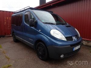 Blue Renault Trafic 2008 in Liepaja, with an engine capacity of 2.00 L and mileage of 236 thousand km for 6550 €, photo 1 on AUTOMOTO.COM.LV