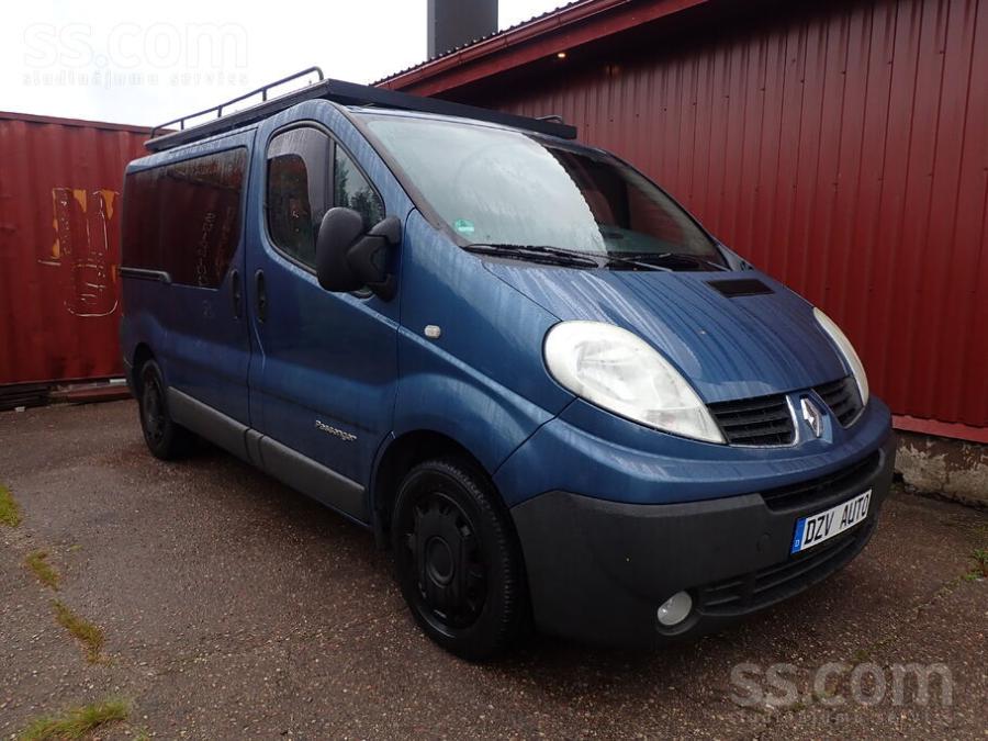 Blue Renault Trafic 2008 in Liepaja, with an engine capacity of 2.00 L and mileage of 236 thousand km for 6550 €, photo 1 on AUTOMOTO.COM.LV