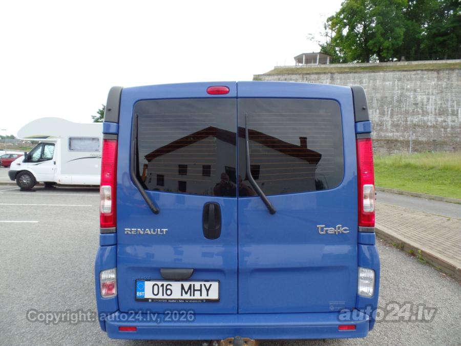Blue Renault Trafic 2013 in Tallinn, with an engine capacity of 2.00 L and mileage of 136 thousand km for 8500 €, photo 6 on AUTOMOTO.COM.LV