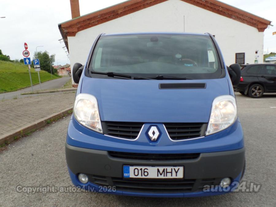 Blue Renault Trafic 2013 in Tallinn, with an engine capacity of 2.00 L and mileage of 136 thousand km for 8500 €, photo 8 on AUTOMOTO.COM.LV