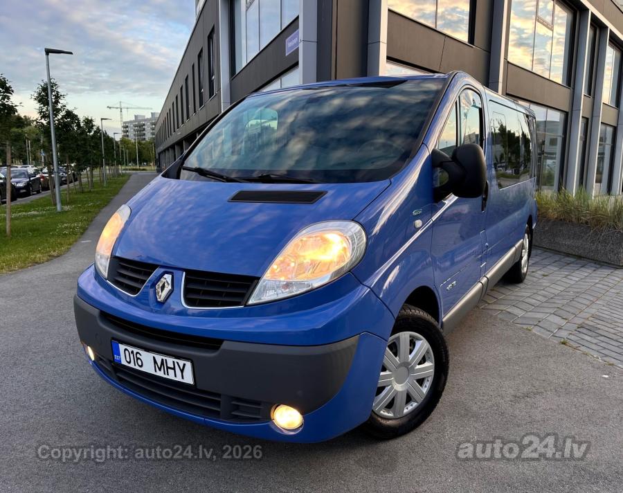 Blue Renault Trafic 2013 in Tallinn, with an engine capacity of 2.00 L and mileage of 136 thousand km for 14990 €, photo 3 on AUTOMOTO.COM.LV
