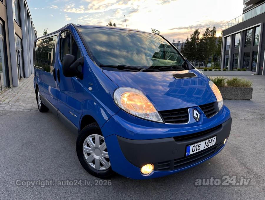 Blue Renault Trafic 2013 in Tallinn, with an engine capacity of 2.00 L and mileage of 136 thousand km for 14990 €, photo 6 on AUTOMOTO.COM.LV