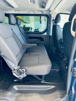 Blue Renault Trafic 2021 in Parnu, with an engine capacity of 2.00 L and mileage of 54 thousand km for 28400 €, photo 19 on AUTOMOTO.COM.LV