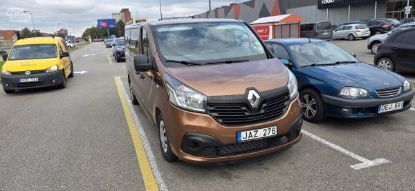 Brūns Renault Trafic 2015 Klaipėda, ar dzinēja tilpumu 1.60 L un nobraukumu 285 tūkst. km par 9500 €, foto 1 vietnē AUTOMOTO.COM.LV
