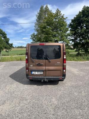 Brown Renault Trafic 2017 in Riga, with an engine capacity of 1.60 L and mileage of 310 thousand km for 13500 €, photo 3 on AUTOMOTO.COM.LV