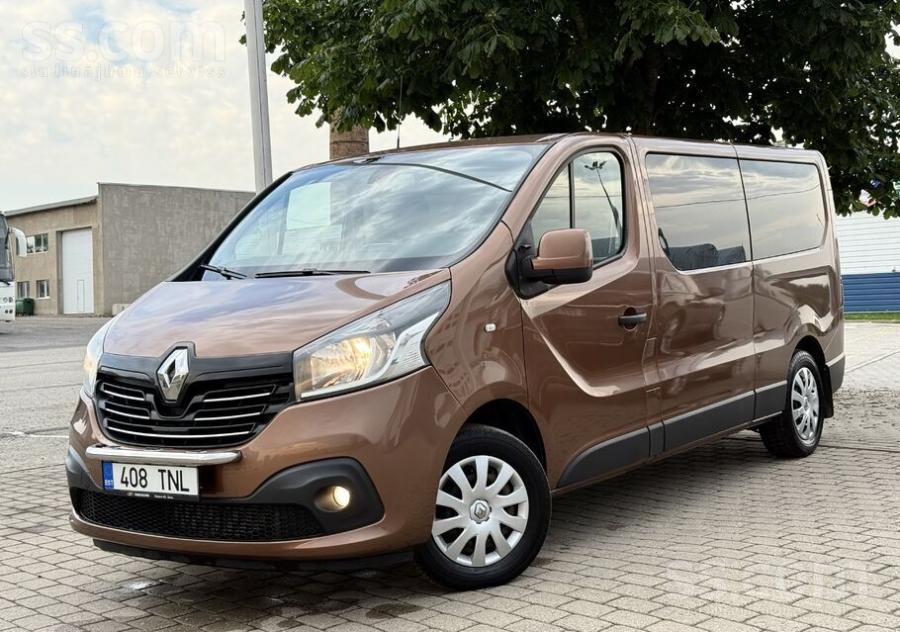 Brūns Renault Trafic 2018 Valka, ar dzinēja tilpumu 1.60 L un nobraukumu 255 tūkst. km par 13699 €, foto 6 vietnē AUTOMOTO.COM.LV