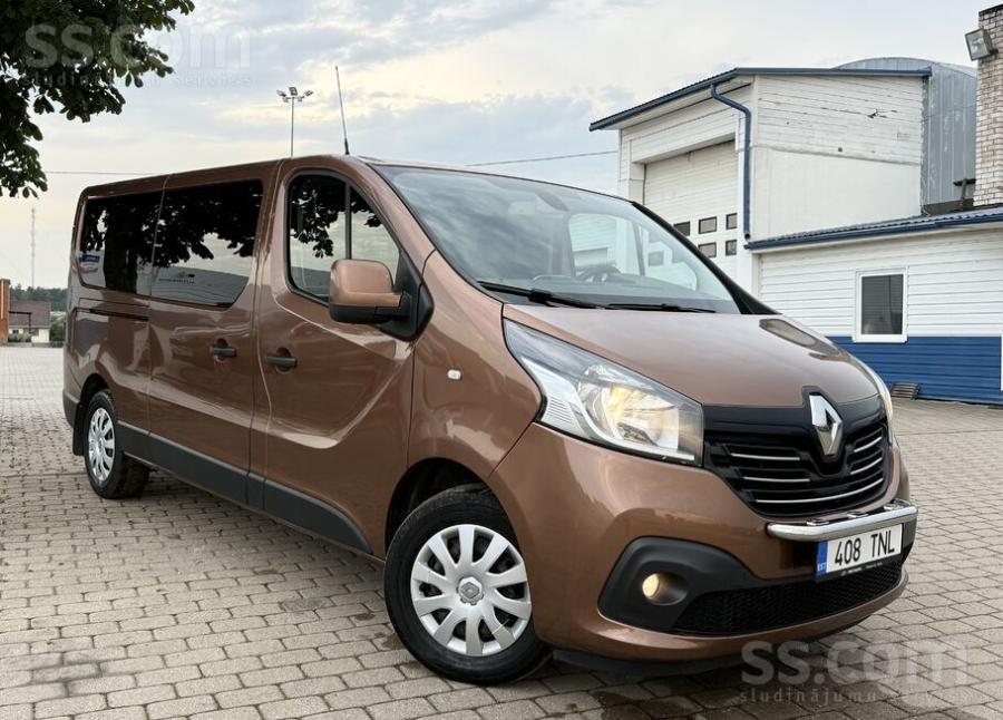 Brūns Renault Trafic 2018 Valka, ar dzinēja tilpumu 1.60 L un nobraukumu 255 tūkst. km par 13699 €, foto 7 vietnē AUTOMOTO.COM.LV
