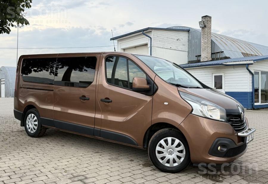 Brūns Renault Trafic 2018 Valka, ar dzinēja tilpumu 1.60 L un nobraukumu 255 tūkst. km par 13699 €, foto 8 vietnē AUTOMOTO.COM.LV