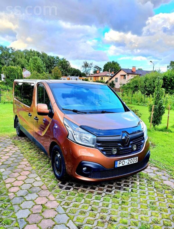 Brown Renault Trafic 2016 in Riga, with an engine capacity of 1.60 L and mileage of 305 thousand km for 11500 €, photo 1 on AUTOMOTO.COM.LV