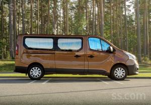 Brown Renault Trafic 2020 in Riga, with an engine capacity of 2.00 L and mileage of 190 thousand km for 18190 €, photo 8 on AUTOMOTO.COM.LV
