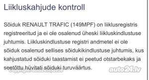 Коричневый Рено Трафик 2015 в Тарту, объемом двигателя 1.60 л и пробегом 370 тыс. км за 8299 €, фото 21 на AUTOMOTO.COM.LV