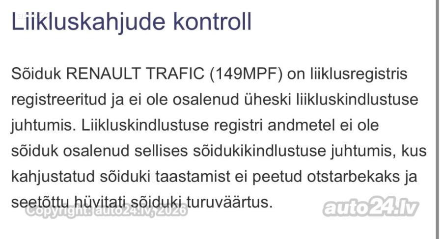 Коричневый Рено Трафик 2015 в Тарту, объемом двигателя 1.60 л и пробегом 370 тыс. км за 8299 €, фото 21 на AUTOMOTO.COM.LV
