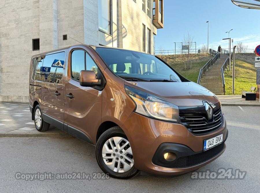 Brown Renault Trafic 2015 in Tallinn, with an engine capacity of 1.60 L and mileage of 203 thousand km for 13999 €, photo 6 on AUTOMOTO.COM.LV