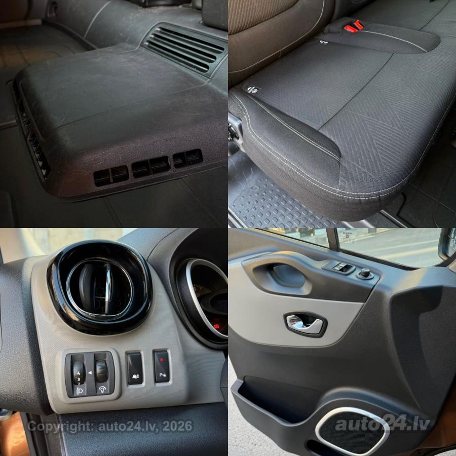 Brown Renault Trafic 2015 in Tallinn, with an engine capacity of 1.60 L and mileage of 203 thousand km for 13999 €, photo 30 on AUTOMOTO.COM.LV