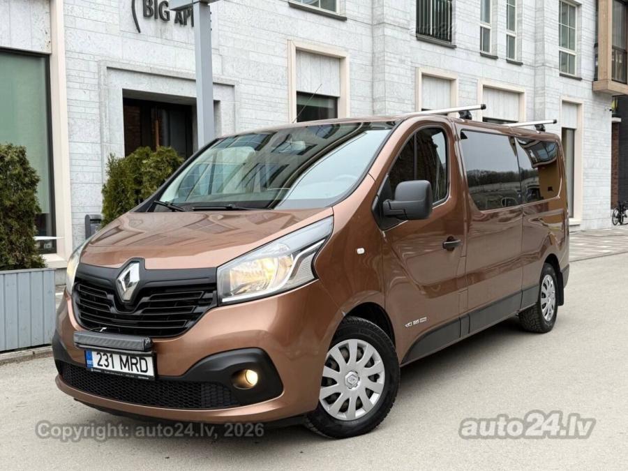 Brown Renault Trafic 2017 in Tallinn, with an engine capacity of 1.60 L and mileage of 235 thousand km for 14699 €, photo 3 on AUTOMOTO.COM.LV