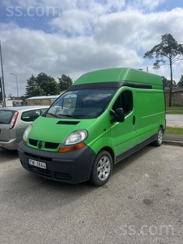 Zaļš Renault Trafic 2005 Jēkabpils, ar dzinēja tilpumu 1.90 L un nobraukumu 490 tūkst. km par 2900 €, foto 1 vietnē AUTOMOTO.COM.LV