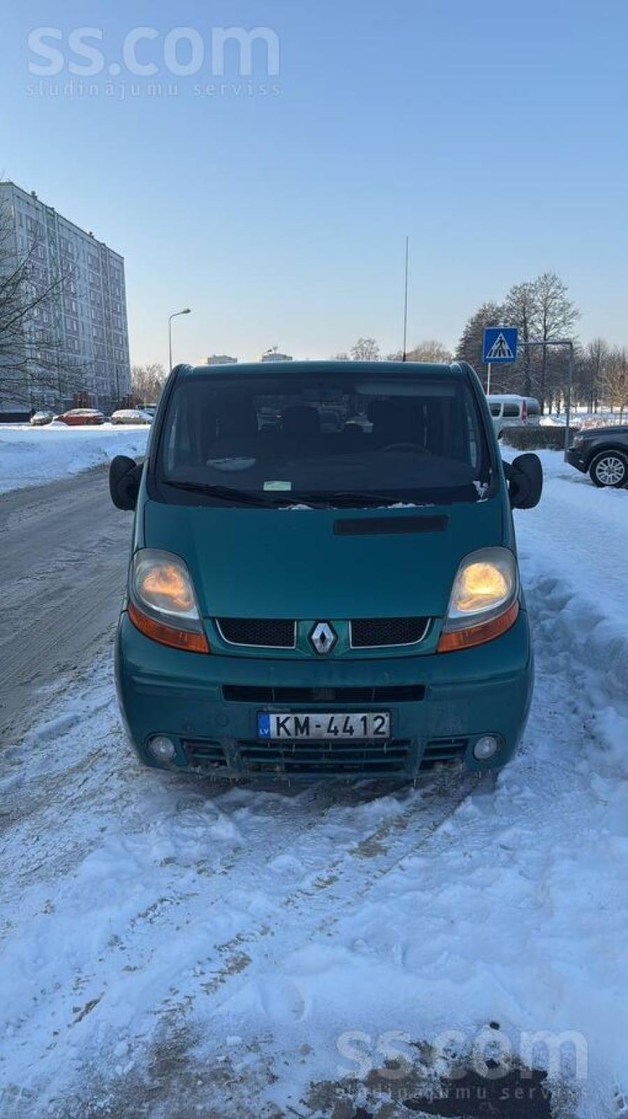 Zaļš Renault Trafic 2006 Rīga, ar dzinēja tilpumu 2.50 L un nobraukumu 380 tūkst. km par 4100 €, foto 1 vietnē AUTOMOTO.COM.LV
