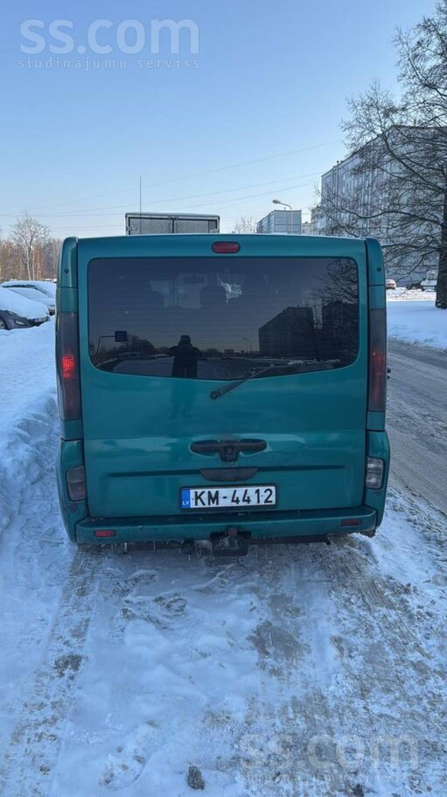 Zaļš Renault Trafic 2006 Rīga, ar dzinēja tilpumu 2.50 L un nobraukumu 380 tūkst. km par 4100 €, foto 2 vietnē AUTOMOTO.COM.LV