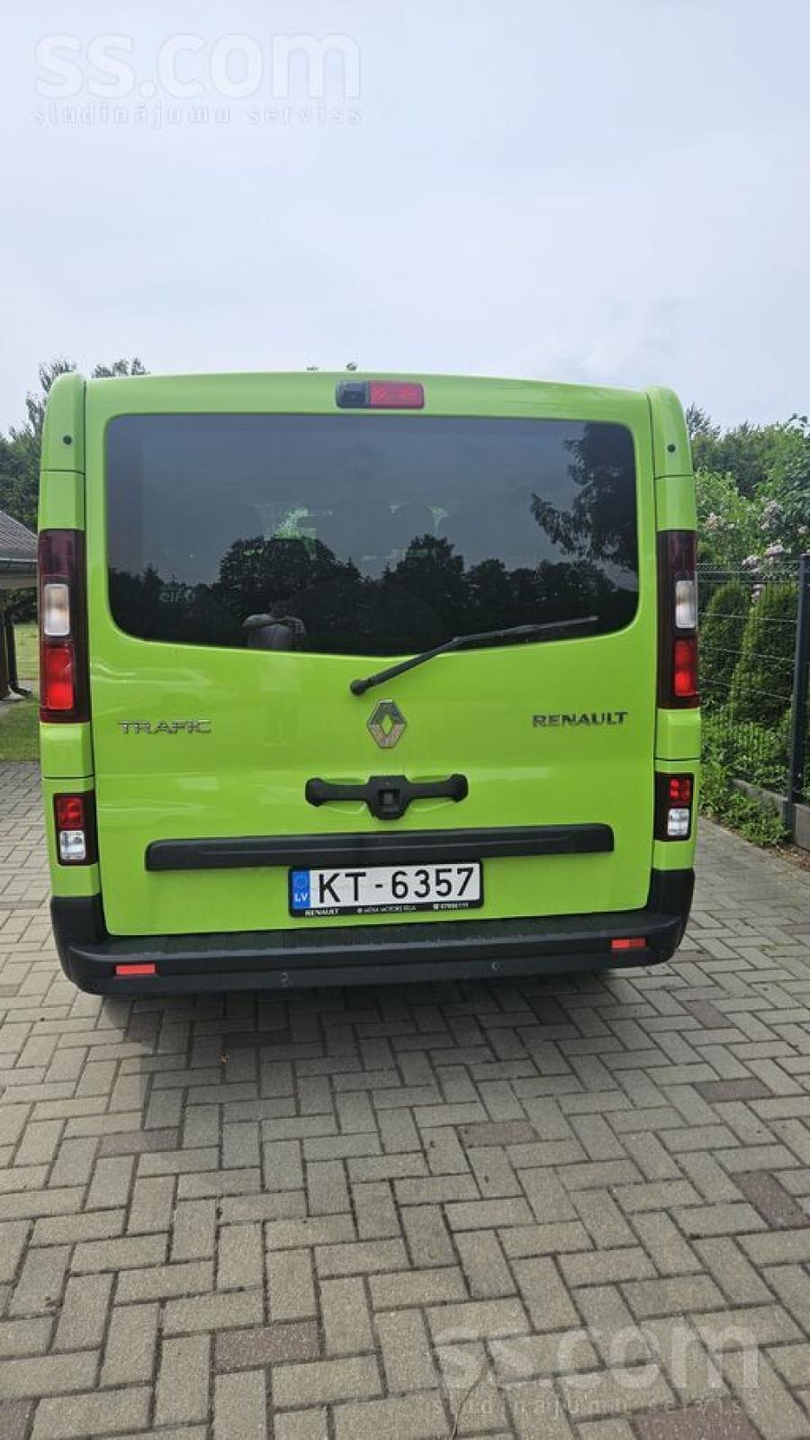 Zaļš Renault Trafic 2017 Rīga, ar dzinēja tilpumu 1.60 L un nobraukumu 122 tūkst. km par 11000 €, foto 4 vietnē AUTOMOTO.COM.LV