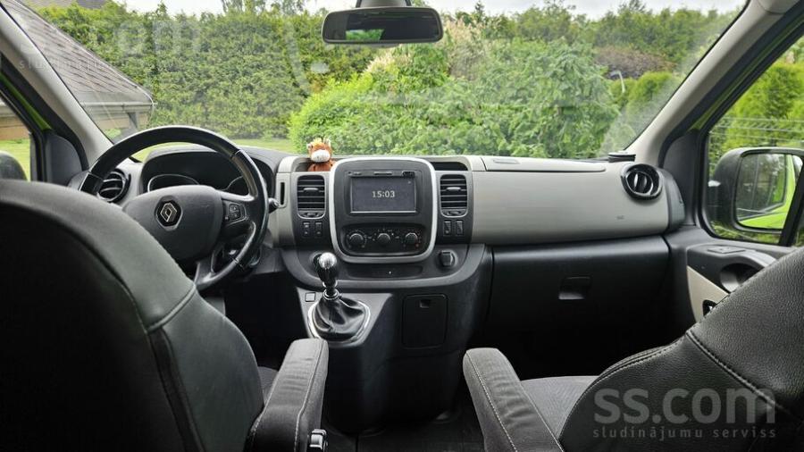 Zaļš Renault Trafic 2017 Rīga, ar dzinēja tilpumu 1.60 L un nobraukumu 122 tūkst. km par 11000 €, foto 10 vietnē AUTOMOTO.COM.LV