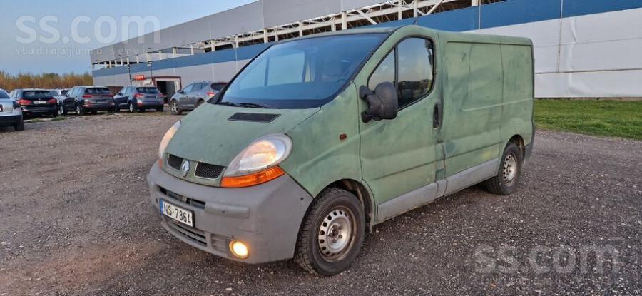 Zaļš Renault Trafic 2001 Daugavpils, ar dzinēja tilpumu 1.90 L un nobraukumu 307 tūkst. km par 1500 €, foto 1 vietnē AUTOMOTO.COM.LV