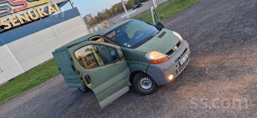 Zaļš Renault Trafic 2001 Daugavpils, ar dzinēja tilpumu 1.90 L un nobraukumu 307 tūkst. km par 1500 €, foto 22 vietnē AUTOMOTO.COM.LV