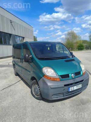 Green Renault Trafic 2003 in Riga, with an engine capacity of 1.90 L and mileage of 451 thousand km for 2650 €, photo 10 on AUTOMOTO.COM.LV