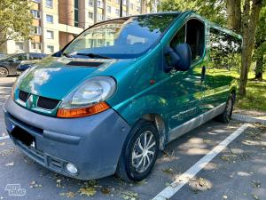 Green Renault Trafic 2006 in Vilnius, with an engine capacity of 2.50 L and mileage of 1 thousand km for 1790 €, photo 18 on AUTOMOTO.COM.LV