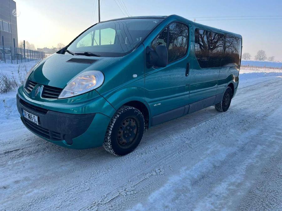 Zaļš Renault Trafic 2008 Tauragė, ar dzinēja tilpumu 2.00 L un nobraukumu 176 tūkst. km par 5800 €, foto 1 vietnē AUTOMOTO.COM.LV