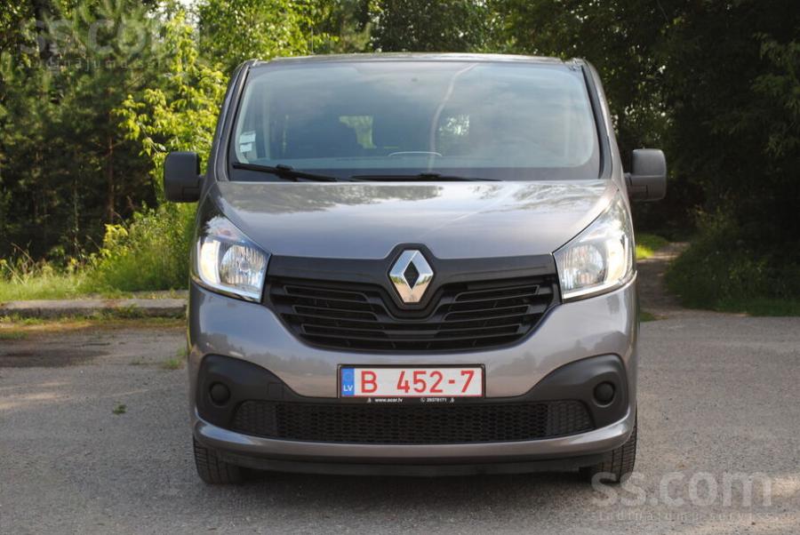 Grey Renault Trafic 2015 in Riga, with an engine capacity of 1.60 L and mileage of 202 thousand km for 11990 €, photo 7 on AUTOMOTO.COM.LV