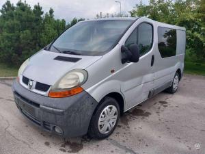 Pelēks Renault Trafic 2006 Ukmergė, ar dzinēja tilpumu 1.90 L un nobraukumu 200 tūkst. km par 2500 €, foto  vietnē AUTOMOTO.COM.LV