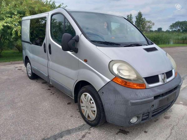Pelēks Renault Trafic 2006 Ukmergė, ar dzinēja tilpumu 1.90 L un nobraukumu 200 tūkst. km par 2500 €, foto 3 vietnē AUTOMOTO.COM.LV
