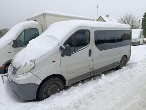 Pelēks Renault Trafic 2010 Ukmergė, ar dzinēja tilpumu 2.00 L un nobraukumu 320 tūkst. km par 3100 €, foto  vietnē AUTOMOTO.COM.LV