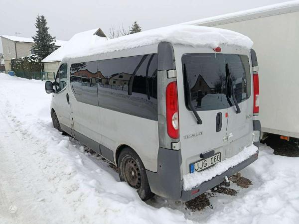 Pelēks Renault Trafic 2010 Ukmergė, ar dzinēja tilpumu 2.00 L un nobraukumu 320 tūkst. km par 3100 €, foto 4 vietnē AUTOMOTO.COM.LV