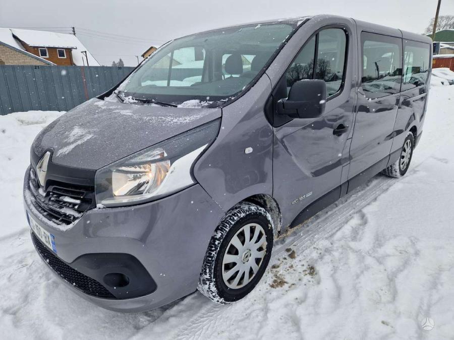 Pelēks Renault Trafic 2016 Tauragė, ar dzinēja tilpumu 1.60 L un nobraukumu 278 tūkst. km par 10700 €, foto 1 vietnē AUTOMOTO.COM.LV