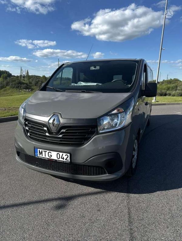 Pelēks Renault Trafic 2016 Ukmergė, ar dzinēja tilpumu 1.60 L un nobraukumu 212 tūkst. km par 11350 €, foto 1 vietnē AUTOMOTO.COM.LV
