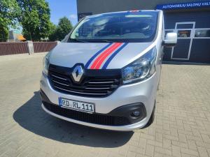 Grey Renault Trafic 2016 in Taurage, with an engine capacity of 1.60 L and mileage of 198 thousand km for 10700 €, photo 9 on AUTOMOTO.COM.LV