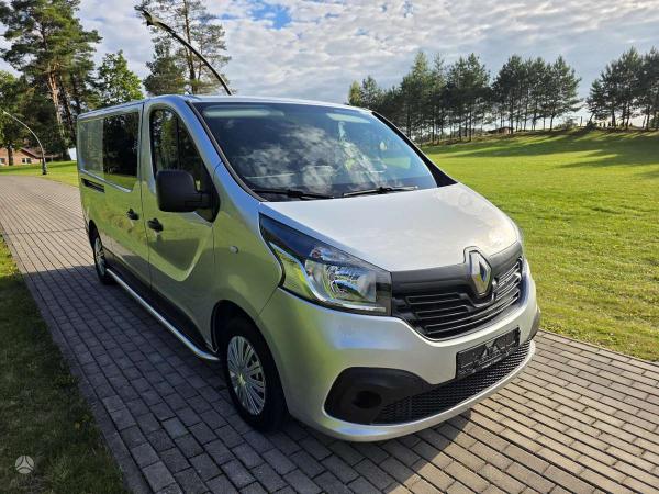 Grey Renault Trafic 2017 in Telschi, with an engine capacity of 1.60 L and mileage of 173 thousand km for 7700 €, photo 3 on AUTOMOTO.COM.LV