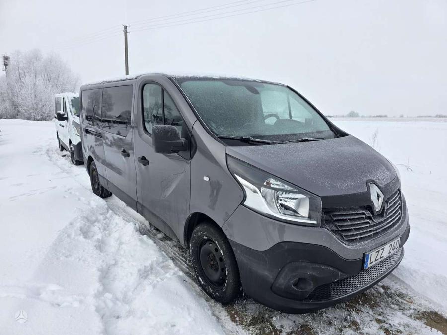 Pelēks Renault Trafic 2018 Tauragė, ar dzinēja tilpumu 1.60 L un nobraukumu 187 tūkst. km par 11000 €, foto 1 vietnē AUTOMOTO.COM.LV