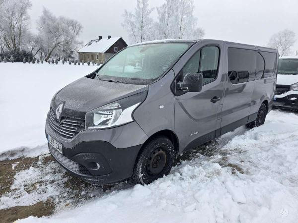Grey Renault Trafic 2018 in Taurage, with an engine capacity of 1.60 L and mileage of 187 thousand km for 11000 €, photo 10 on AUTOMOTO.COM.LV