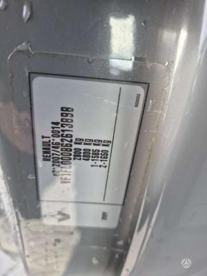 Pelēks Renault Trafic 2019 Tauragė, ar dzinēja tilpumu 1.60 L un nobraukumu 125 tūkst. km par 8500 €, foto 12 vietnē AUTOMOTO.COM.LV