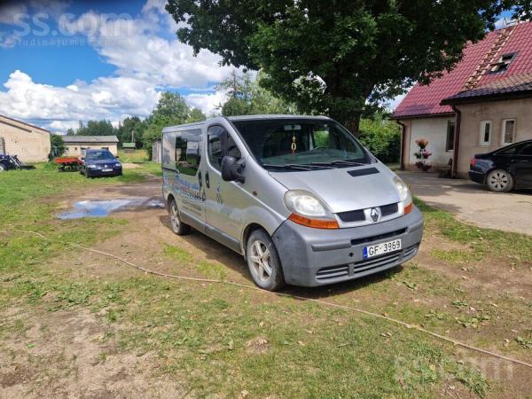 Pelēks Renault Trafic 2002 Valka, ar dzinēja tilpumu 1.90 L un nobraukumu 0 tūkst. km par 2700 €, foto 3 vietnē AUTOMOTO.COM.LV