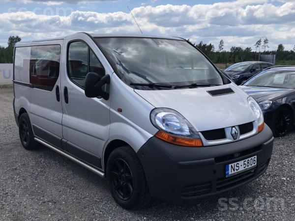 Pelēks Renault Trafic 2006 Cēsis, ar dzinēja tilpumu 1.90 L un nobraukumu 0 tūkst. km par 4700 €, foto 1 vietnē AUTOMOTO.COM.LV