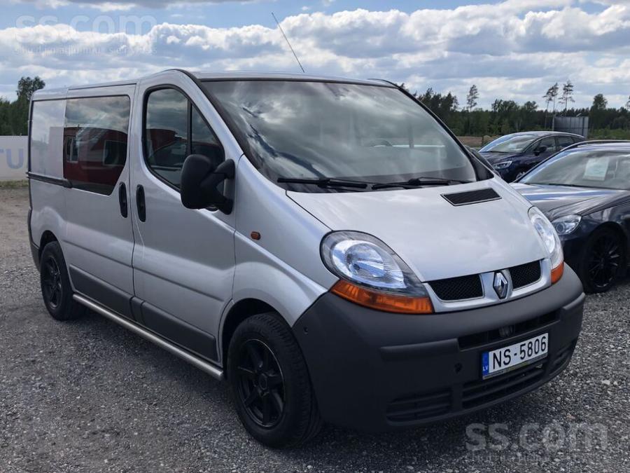 Grey Renault Trafic 2006 in Cesis, with an engine capacity of 1.90 L and mileage of 0 thousand km for 4700 €, photo 1 on AUTOMOTO.COM.LV