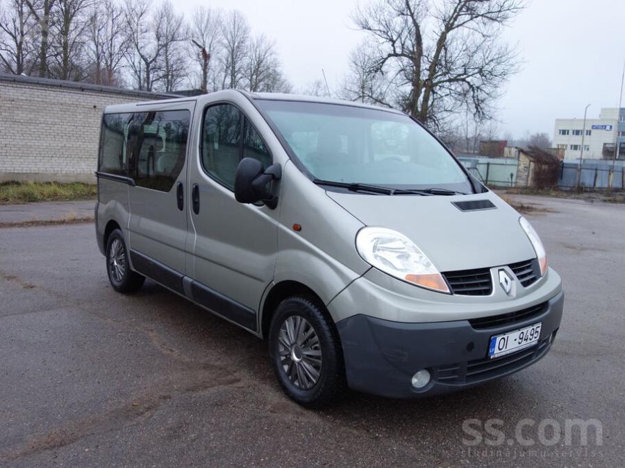Grey Renault Trafic 2007 in Riga, with an engine capacity of 2.00 L and mileage of 0 thousand km for 5950 €, photo 15 on AUTOMOTO.COM.LV