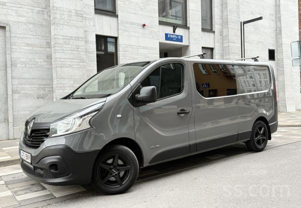 Grey Renault Trafic 2015 in Tallinn, with an engine capacity of 1.60 L and mileage of 269 thousand km for 9998 €, photo 1 on AUTOMOTO.COM.LV