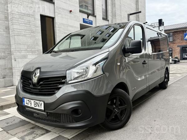 Grey Renault Trafic 2015 in Tallinn, with an engine capacity of 1.60 L and mileage of 269 thousand km for 9998 €, photo 2 on AUTOMOTO.COM.LV