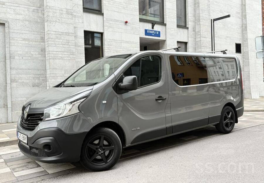 Pelēks Renault Trafic 2015 Tallina, ar dzinēja tilpumu 1.60 L un nobraukumu 269 tūkst. km par 9998 €, foto 1 vietnē AUTOMOTO.COM.LV