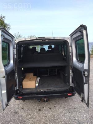 Grey Renault Trafic 2015 in Riga, with an engine capacity of 1.60 L and mileage of 212 thousand km for 12200 €, photo 9 on AUTOMOTO.COM.LV